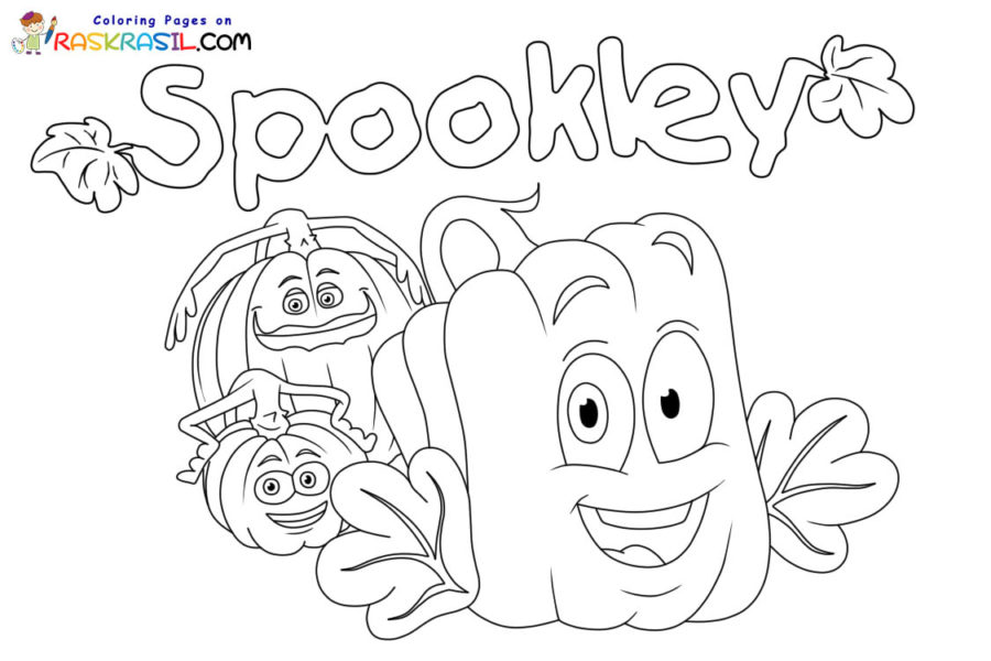 Spookley The Square Pumpkin Coloring Pages